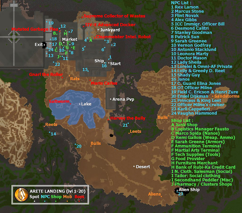 Arete Landing • AO-Universe